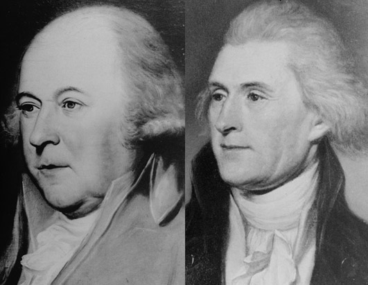 John Adams And Thomas Jefferson Election